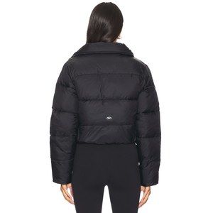 ALO Yoga | Jackets & Coats | New Alo Gold Rush Puffer In Black Jacket ...